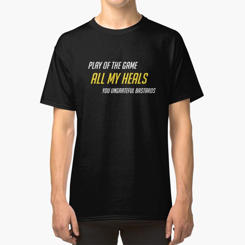 Camiseta Mercy Ana Lucio Zenyatta Brigitte Moira De Apoio Ao Jogo T ...