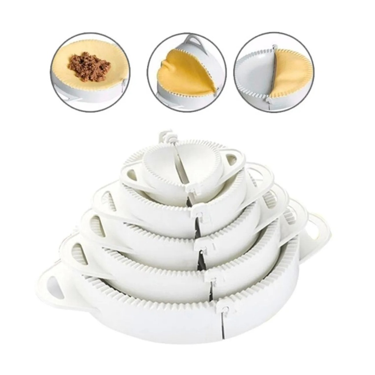 Conjunto Kit 5 Tamanhos Forma Molde Pastel Salgados Risole KEITA ...