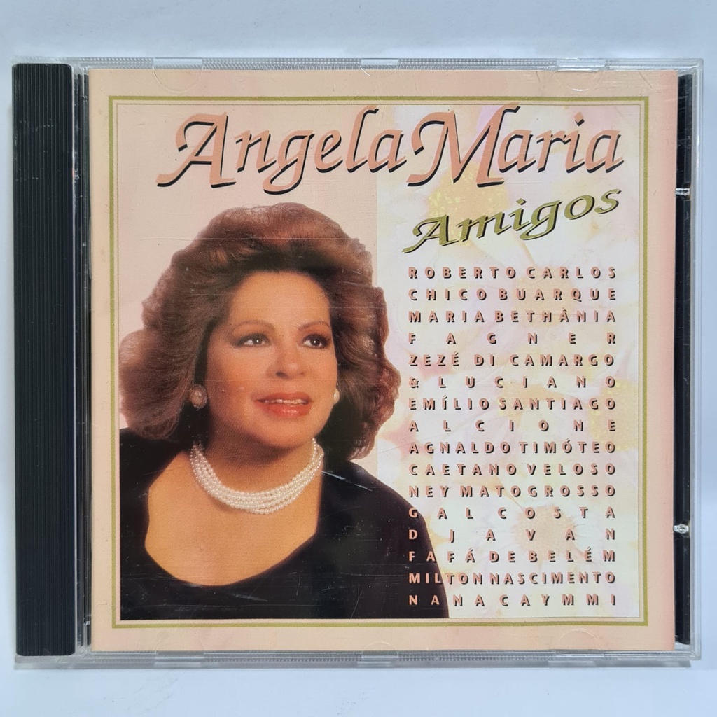 Cd Angela Maria - Amigos - Roberto Carlos Fagner Djavan | Shopee Brasil