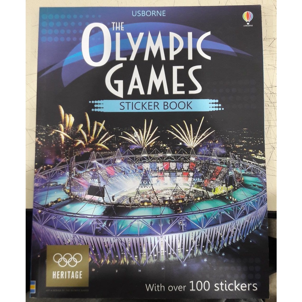 Livro The Olympic Games - Sticker Book | Shopee Brasil