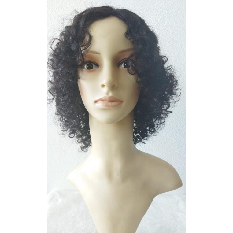 PERUCA CACHEADA NATURAL PEQUENA ( base G) | Shopee Brasil