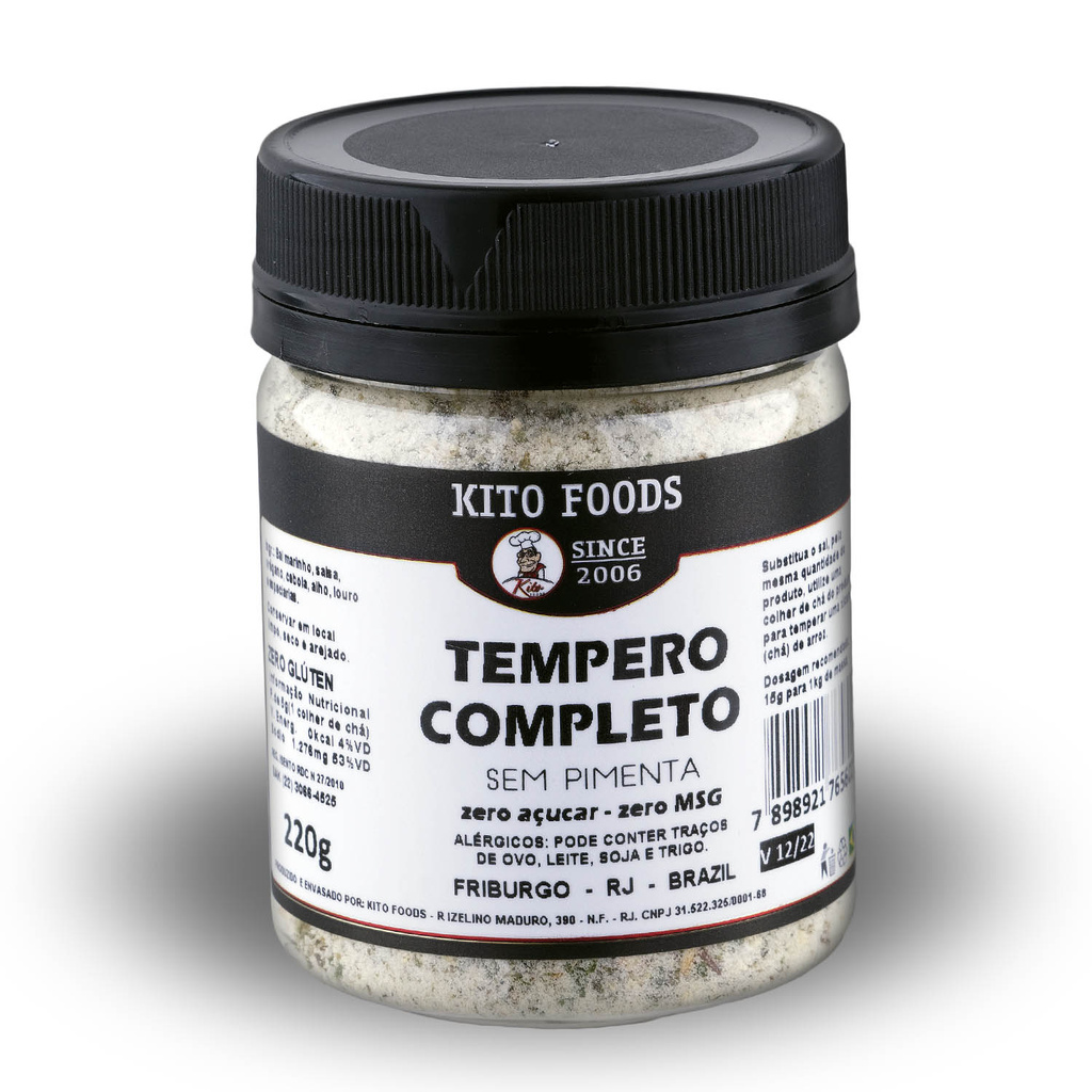 Tempero Completo 220g | Shopee Brasil