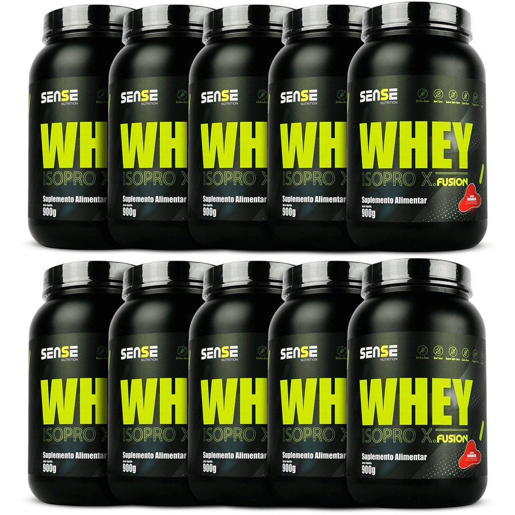 10 Whey protein 900g - Sense Proteinas Suplemento Academia | Shopee Brasil
