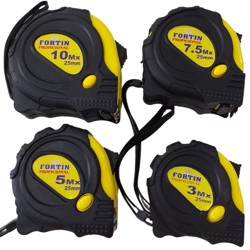 Trena Emborrachada 3, 5, 7.5, 10 metros Fita Branca Larga C/3 Travas ...