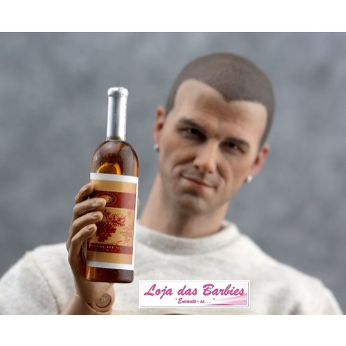 Garrafa Vinho Miniatura P/ Bonecos 1/6 Action Figure Falcon GI Joe ...