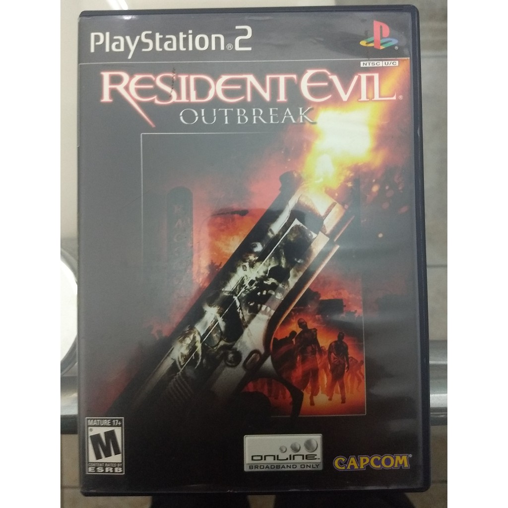 Resident Evil Outbreak PS2 Original Americano | Shopee Brasil