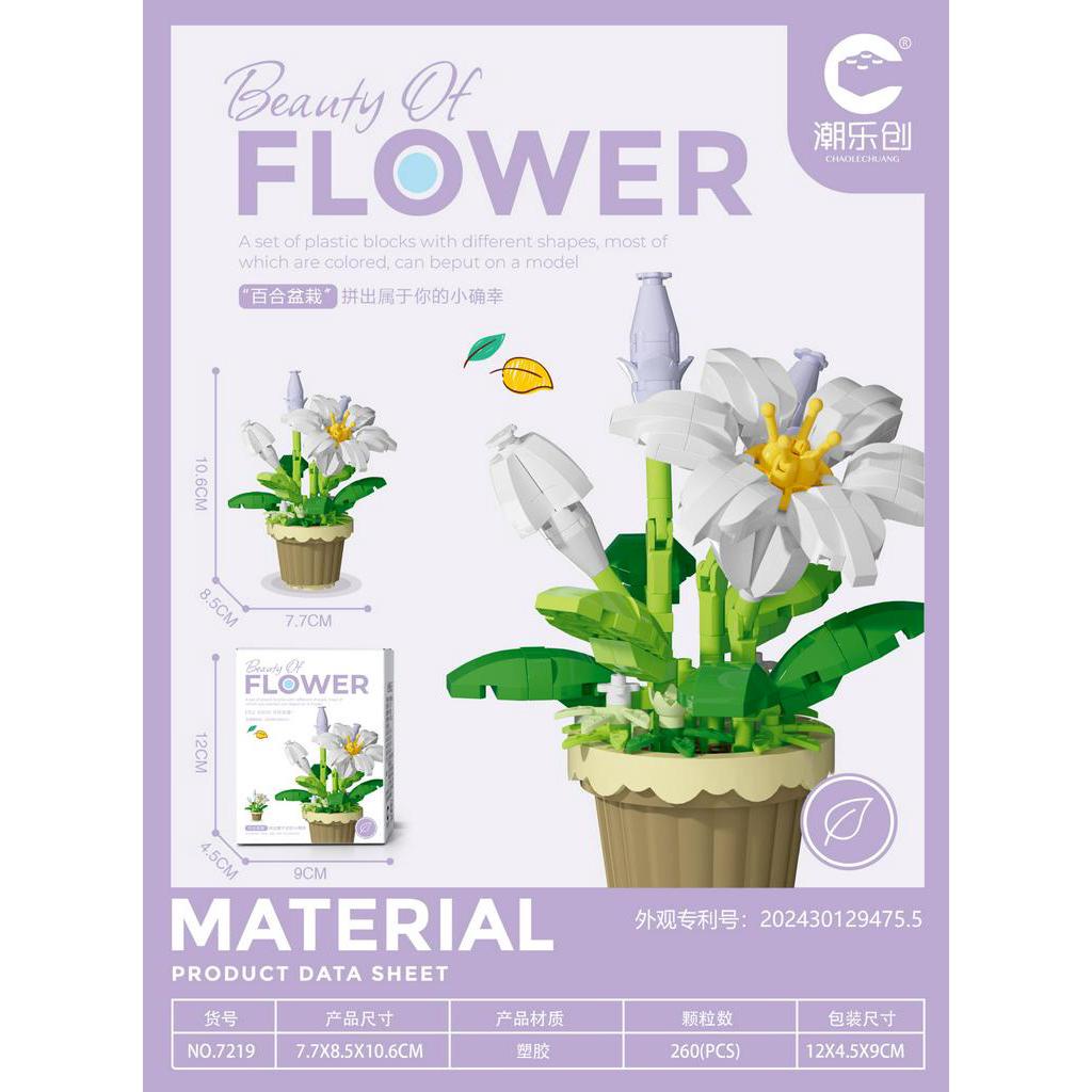 Blocos de construção Lego Compatíveis Flores Preservadas Flores de ...