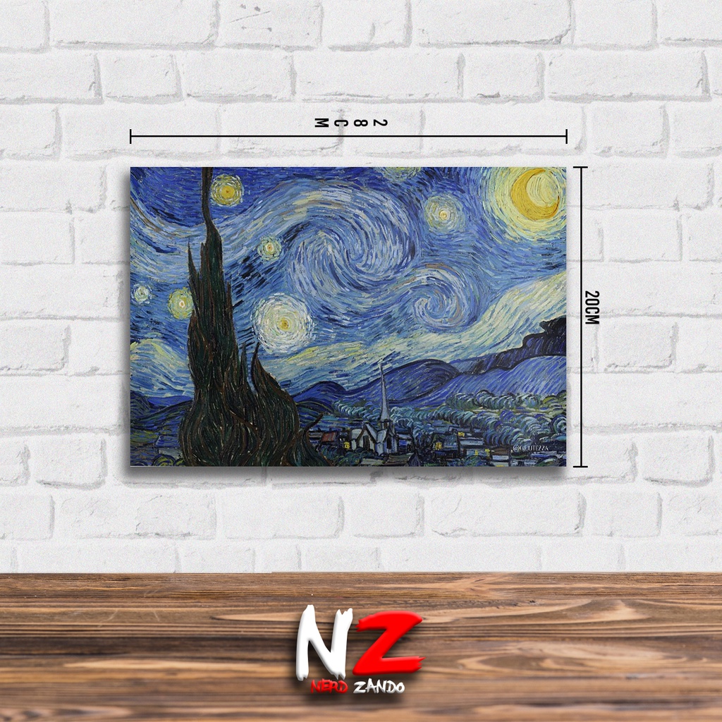 Quadro - Noite Estrelada | Shopee Brasil
