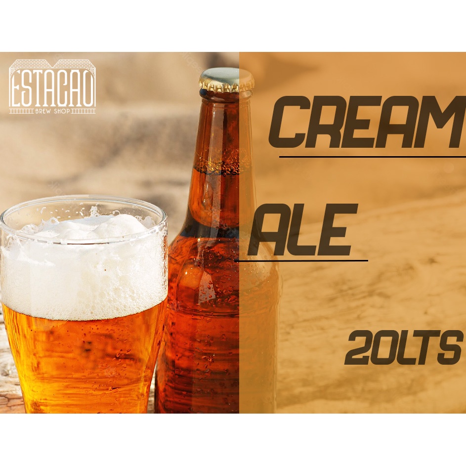 Kit Receita 20L - Cream Ale (Cascade) | Shopee Brasil