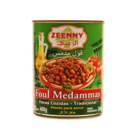 Foul Medammas Tradicional Zeenny 400g | Shopee Brasil