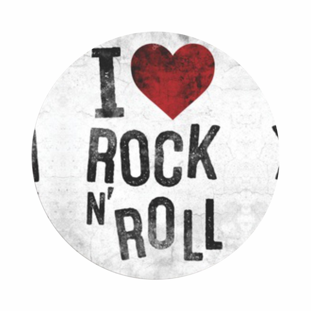 Painel De Festa Redondo Sublimado Tema Rock | Shopee Brasil