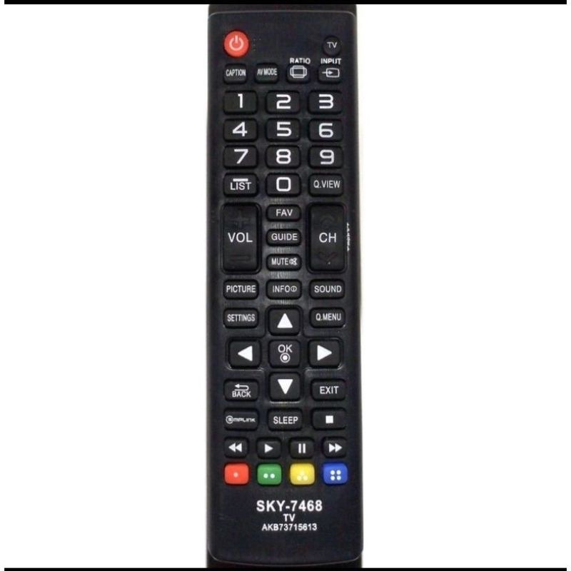 CONTROLE LG LCD LED 7468 | Shopee Brasil