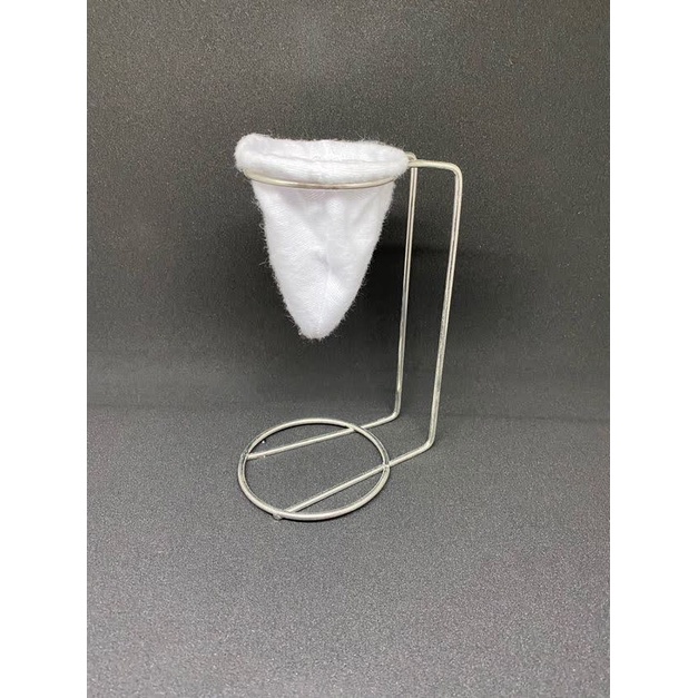 Mini Coador Individual de pano com base em inox | Shopee Brasil