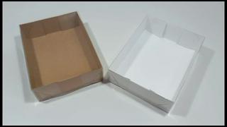 Caixa Kraft para Presente 15x11x4 cm Visor Acetato, Papel Kraft e Duplex Embala Cristal | Shopee ...