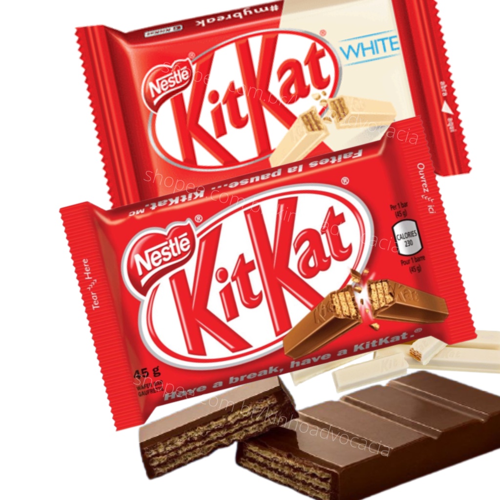 3 Kit Kat Ao Leite Nestlé 41,5g | Shopee Brasil