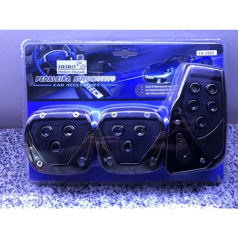 (Ref: M-15) Pedaleira Automóvel Espotivel Tuning Para Carros Com Cambio ...