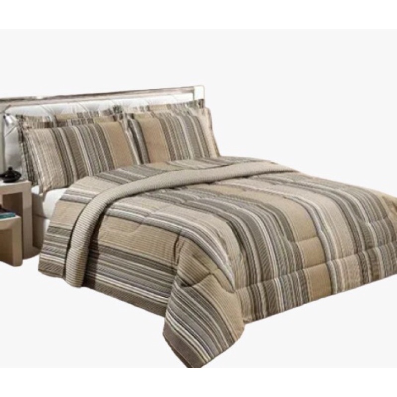 Edredom Dupla Face Bariloche Estampado Casal Queen | Shopee Brasil