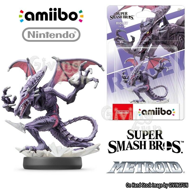 Genuine Nintendo Switch Amiibo Super Smash Bros Sp Metroid Ridley Jp (Em Estoque) | Shopee Brasil