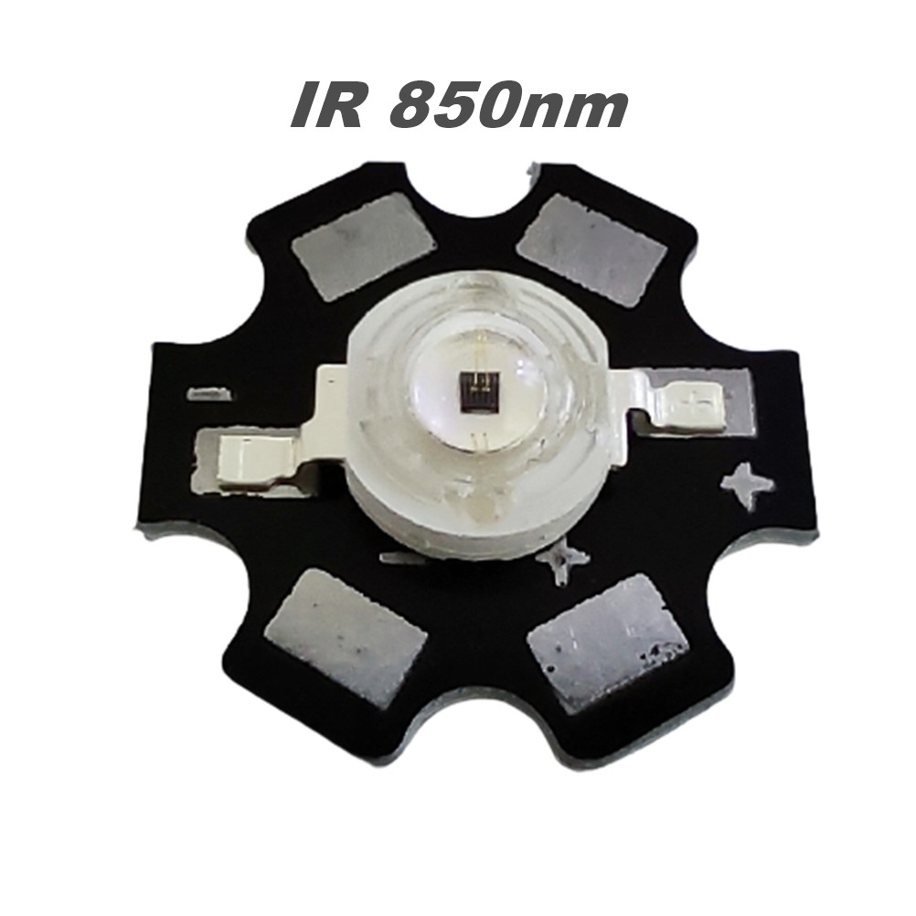 Power Led 3w Infravermelho Ir Infrared 850nm 940nm | Shopee Brasil