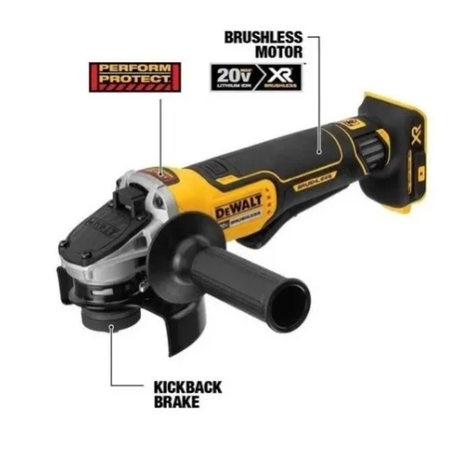 Esmerilhadeira Angular Sem Fio Dewalt Dcg413b Amarela | Shopee Brasil