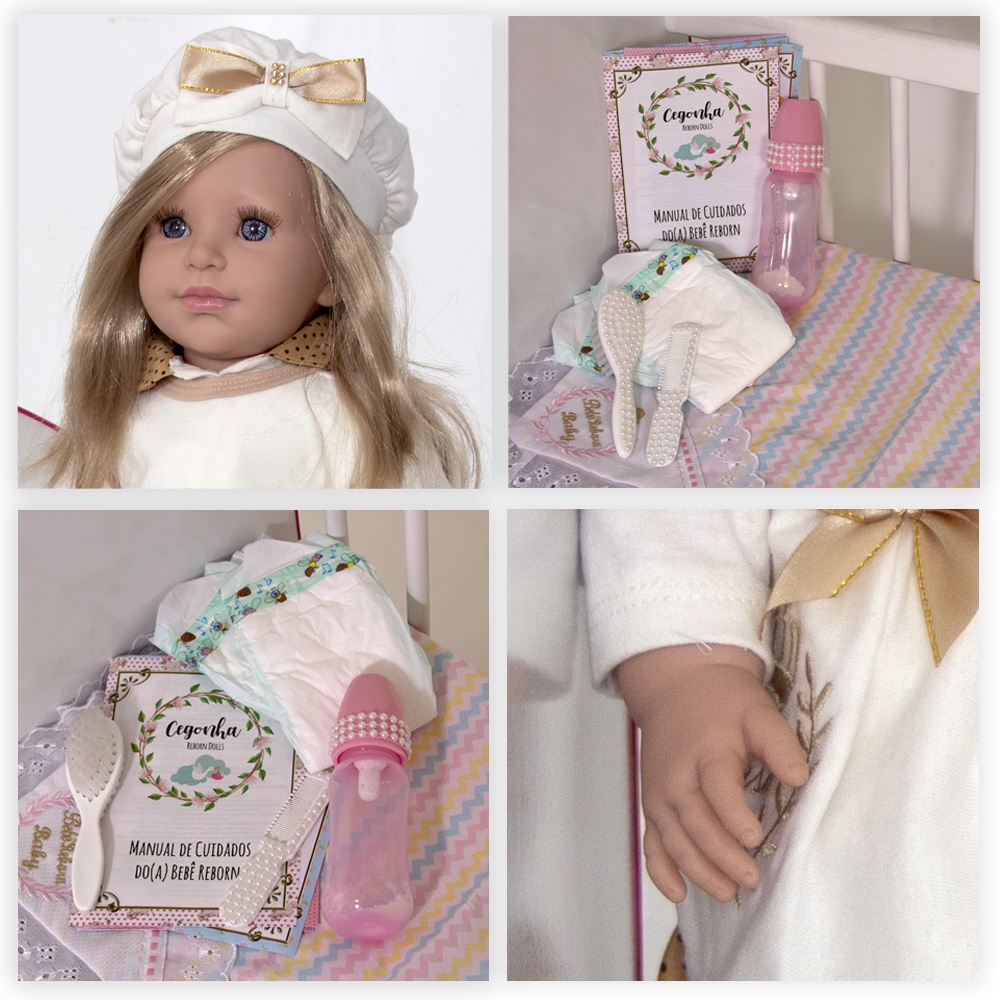 Boneca Adora Baby Alive Princesa Loira Reborn Realista | Shopee Brasil