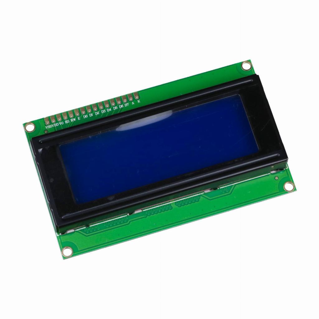 Display LCD 20x4 5V HD44780 c Backlight Azul Letras Brancas | Shopee Brasil