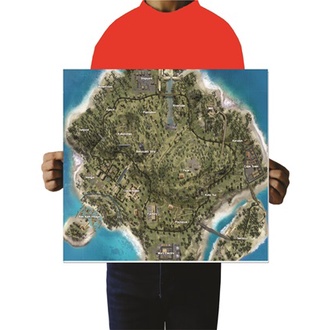 Poster A3 Mapa Free Fire Jogo | Shopee Brasil