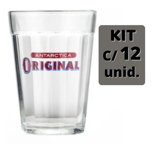 Copo Antarctica Original 190ml Tipo Americano - Kit 12 Unid | Shopee Brasil