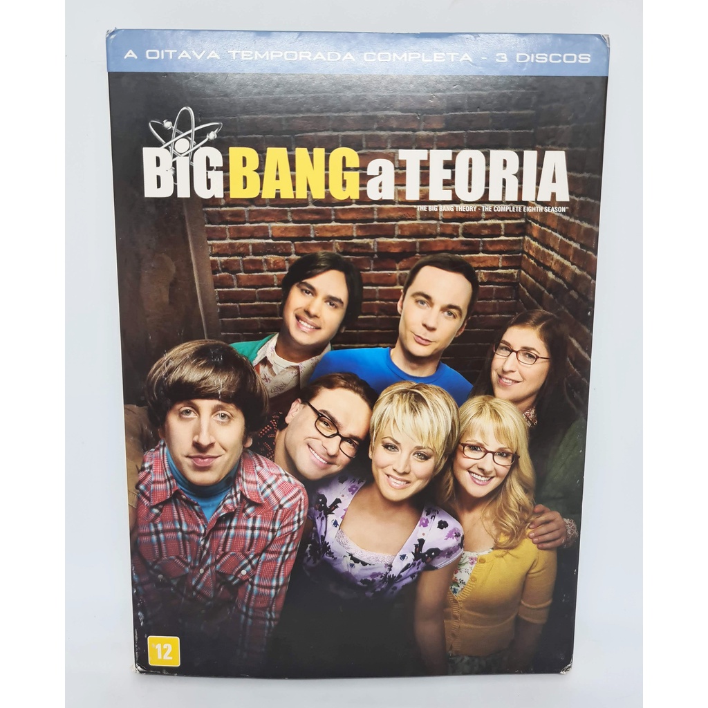 DVD - The Big Bang Theory - Oitava Temporada | Shopee Brasil