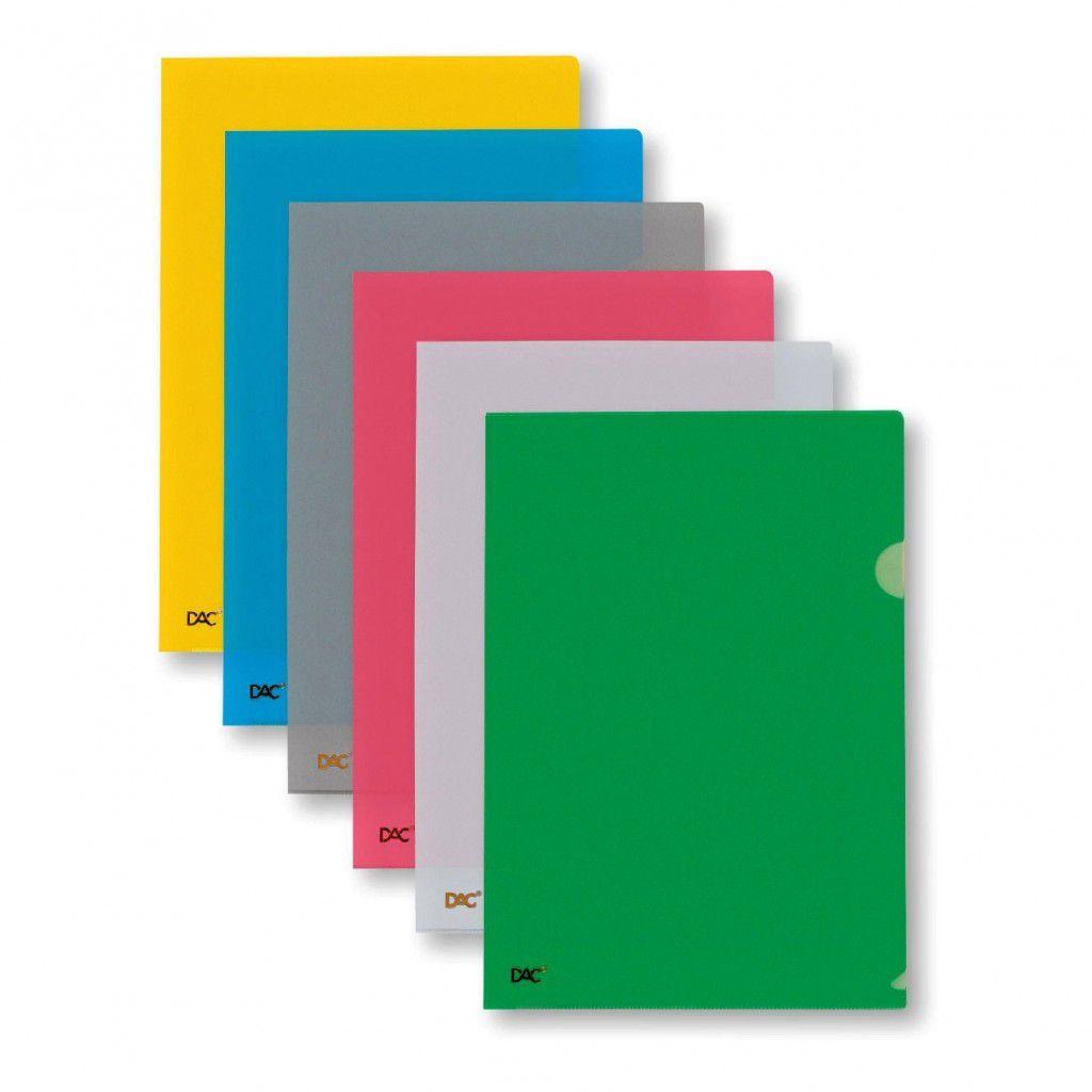 Pasta Em L DAC Ou ACP A4 Pacote Com 10 Ou 20 Unidades | Shopee Brasil