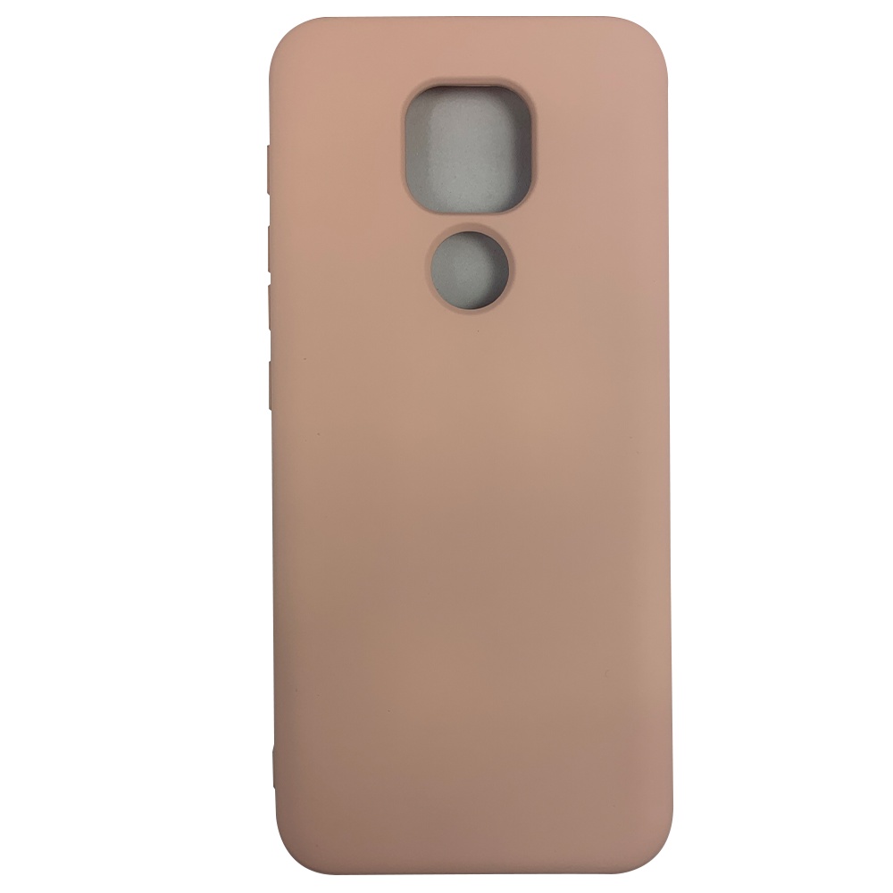 Capa Capinha Case Silicone Aveludada Rosa Nude Motorola Moto E7 Plus | Shopee Brasil