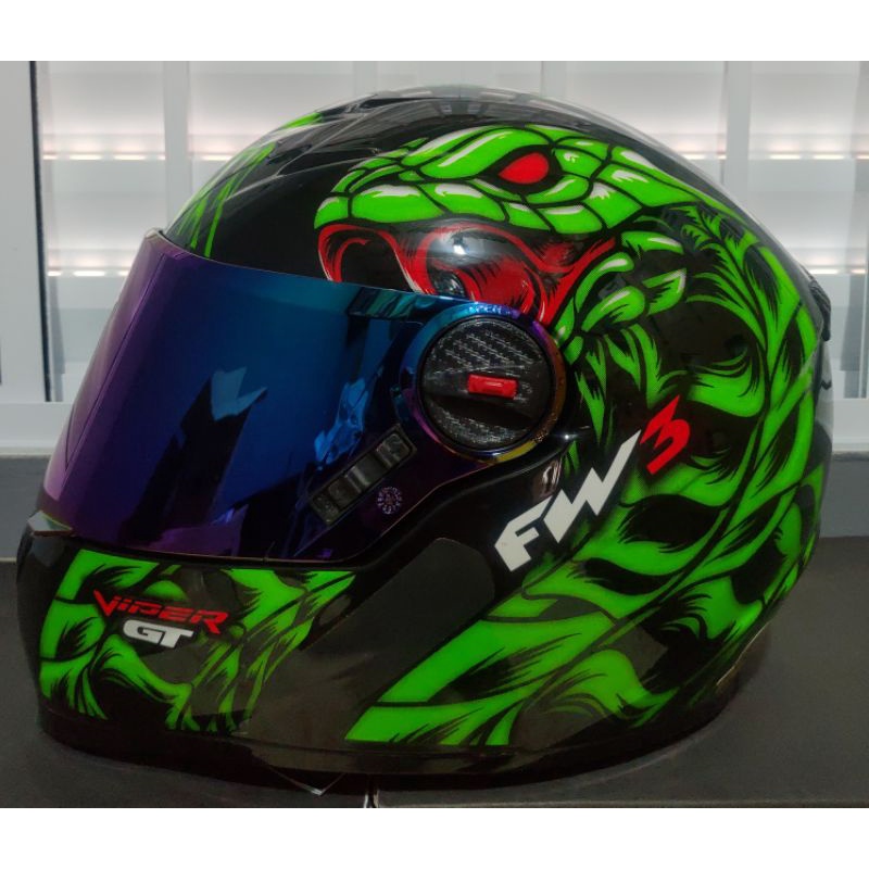 Capacete Fw3 GT-VIPER N:58 | Shopee Brasil
