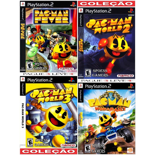 Pac-man Ps2 (4 Dvds) Patch . | Shopee Brasil