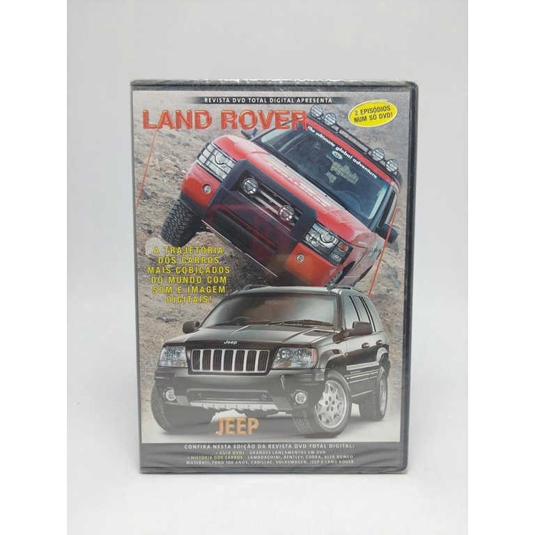 Dvd Documentario Land Rover, Jeep | Shopee Brasil