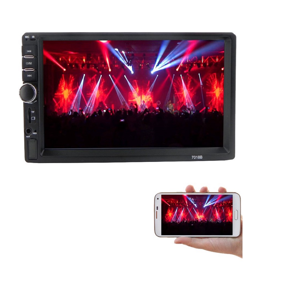 Central Mp5 Multimidia 2 Din Radio fm com Bluetooth usb e Espelhamento | Shopee Brasil