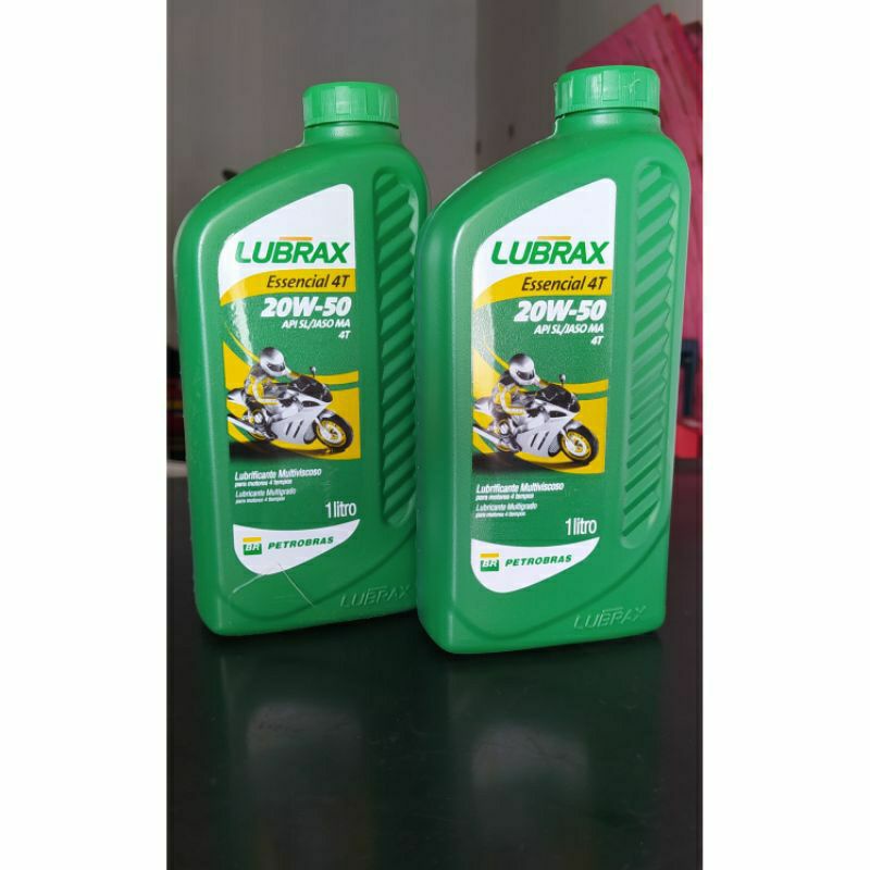 óleo moto Lubrax mineral 20w50 Petrobras 4 Tempos , 1 litro | Shopee Brasil