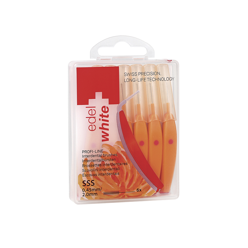 Escova Interdental Edel White EasyFlex SSS 0,45mm | Shopee Brasil