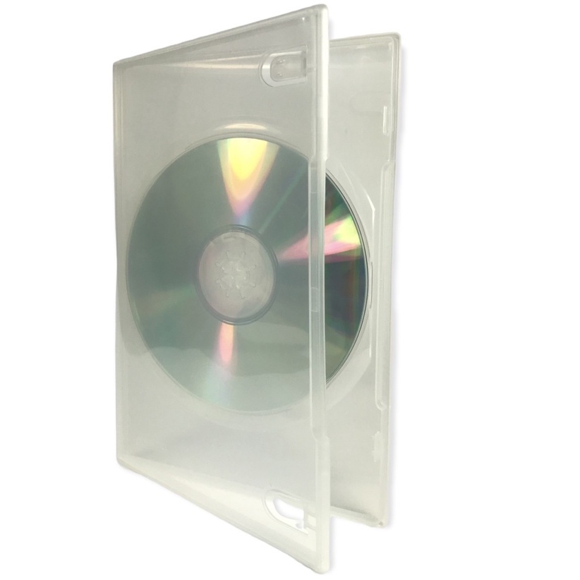 Kit C/10 unidades - Estojo / Box DVD Amaray Slim Transparente | Shopee ...