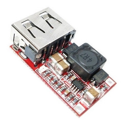 Regulador Tensão Step Down Dc Dc In 6~24v Out 5v Usb Arduino | Shopee ...