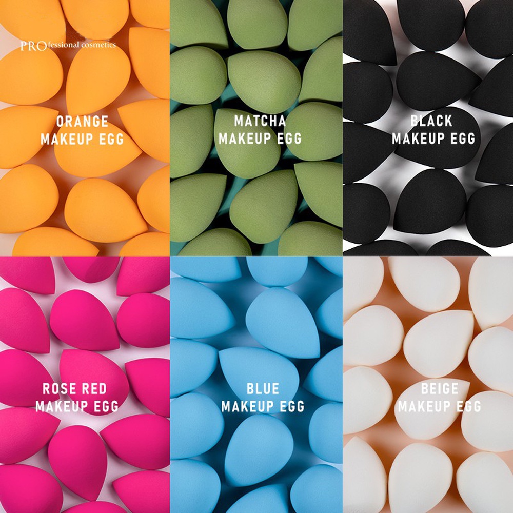 Maquiagem Profissional Beauty Egg Sponge Puff | Shopee Brasil