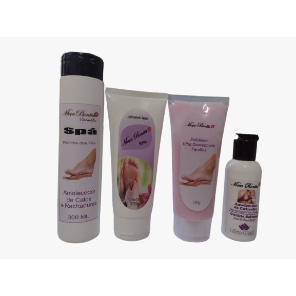 KIT SPA DOS PES MOÇA BONITA REMOVE CALOS E RACHADURAS | Shopee Brasil