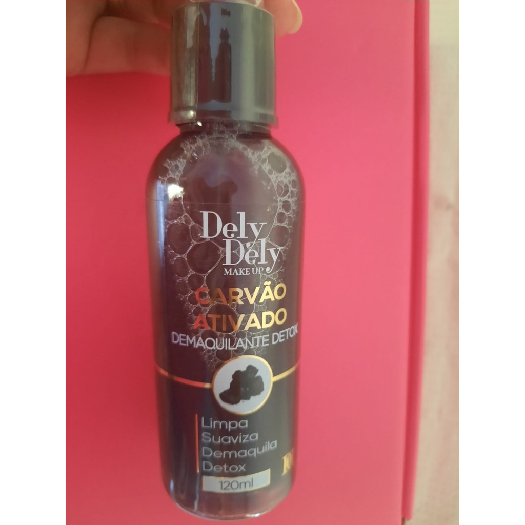 DEMAQUILANTE DELY DELY CARVÃO ATIVADO | Shopee Brasil