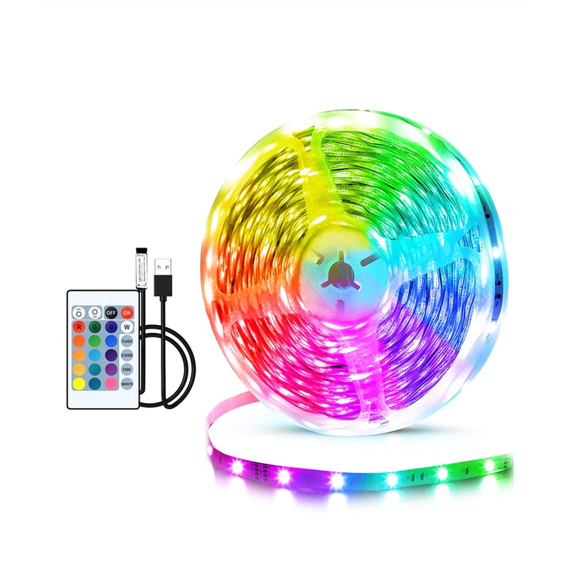 Fita de Led RGB 2M USB varias cores 2 metros | Shopee Brasil