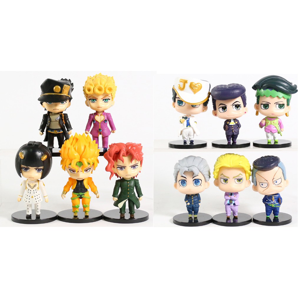 Miniatura JoJo Jojo's Bizarre Boneco Jotaro Noriaki Bruno Brinquedo ...