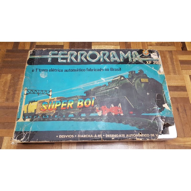 FERRORAMA XP-200 ESTRELA - ANOS 80 BRINQUEDO ANTIGO - FUNCIONANDO ...
