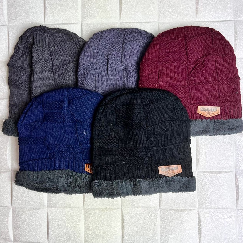 Touca de adulto forrada para frio inverno masculino feminino | Shopee ...