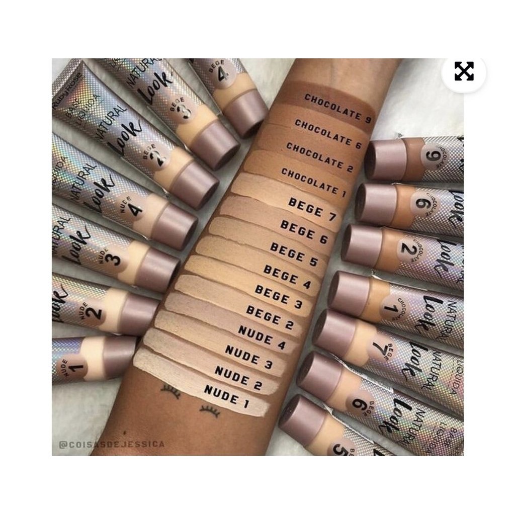 Base Ruby Rose Natural Look | Shopee Brasil