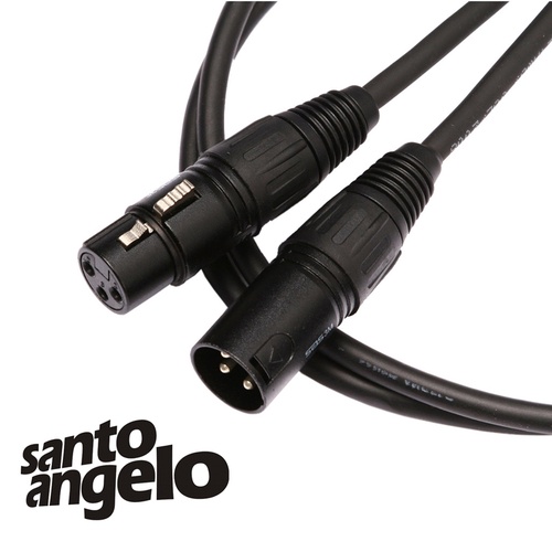 Cabo De Microfone Santo Angelo Ninja Xlr Lw 20ft - 6,10 Mts. | Shopee Brasil