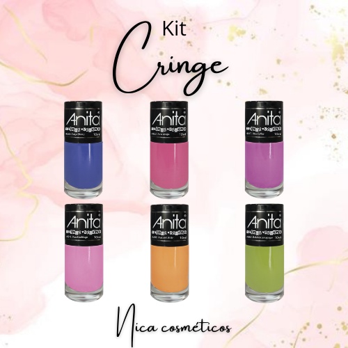 Kit Esmaltes Anita - Coleção Cringe | Shopee Brasil