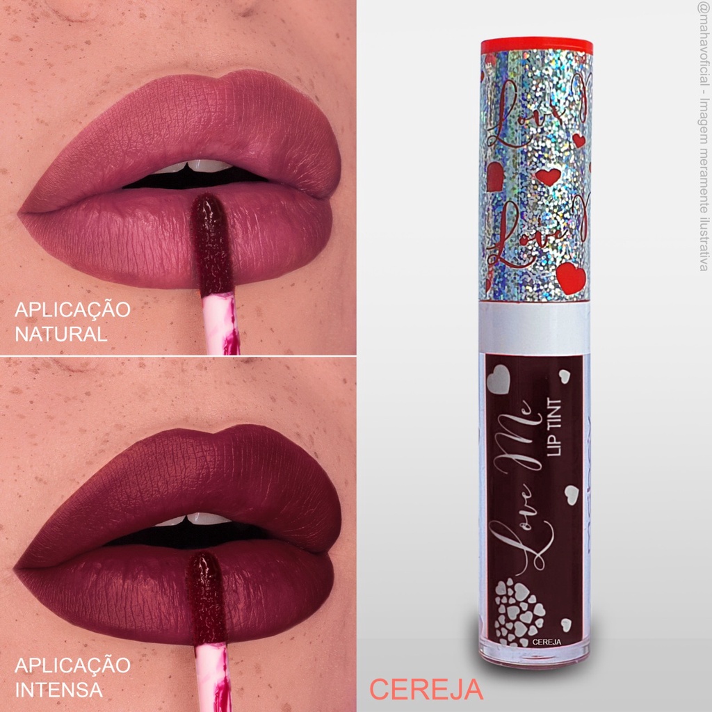 Lip Tint Love Me Mahav Batom Tinta | Shopee Brasil